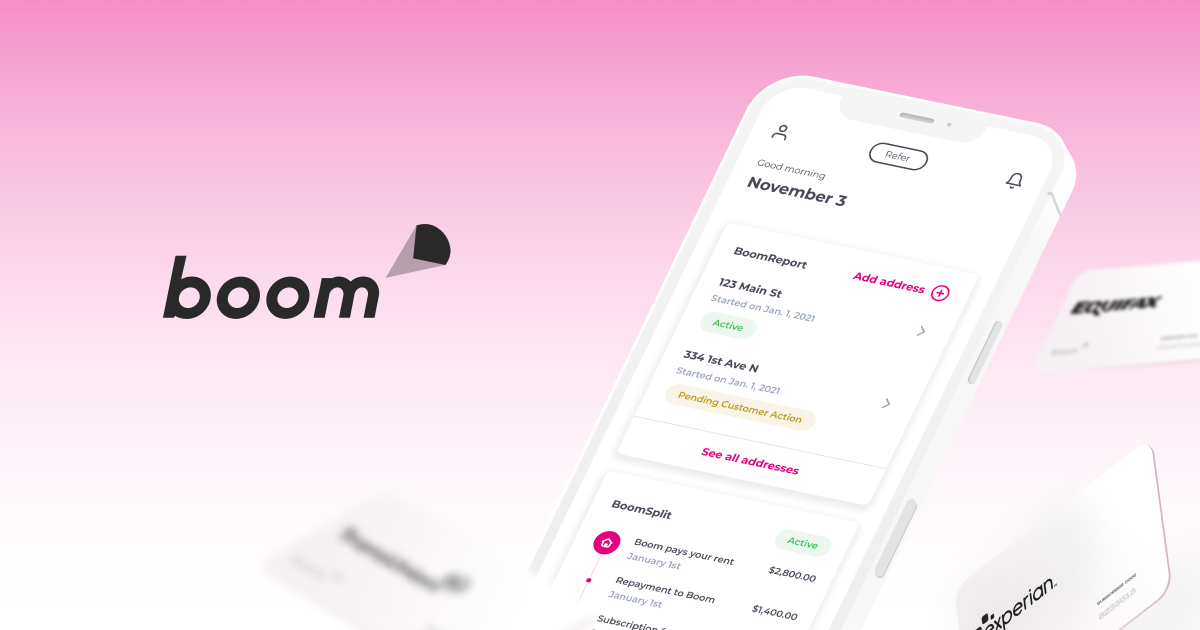 Boom | Rent Reporting to Build Credit